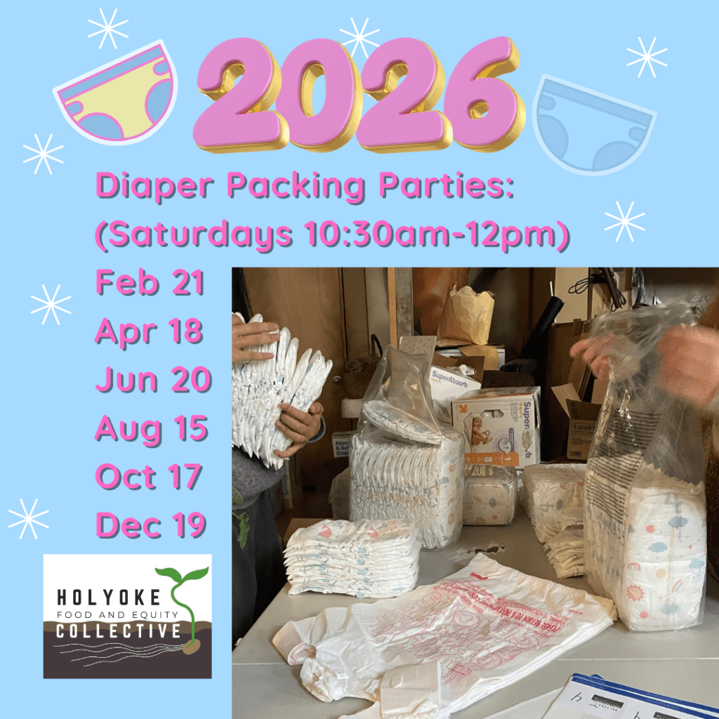 2026 Diaper Packing Dates are up! – Holyoke Food and Equity Collective